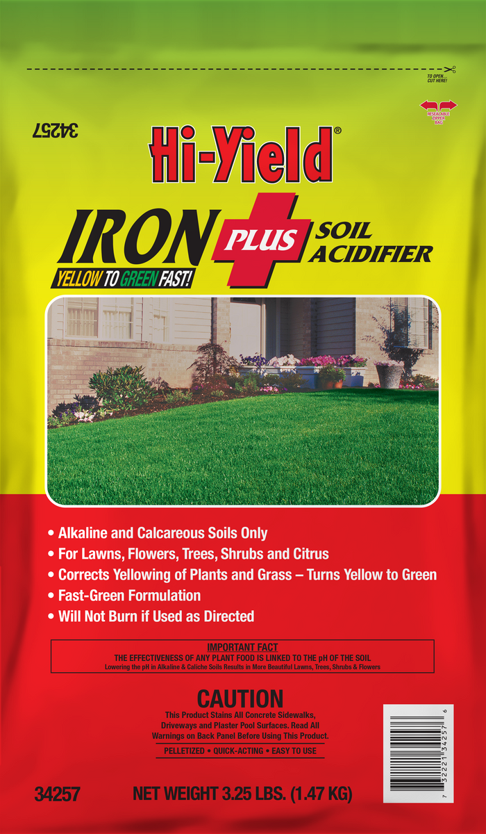 Hi-Yield - Iron Plus - Soil Acidifier - 16% Iron - 11-0-0 - 3.25 lb ...