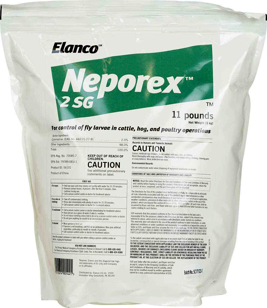 Elanco - NEPOREX 2 SG CYROMAZINE - 11 lb. – Steve Regan Company