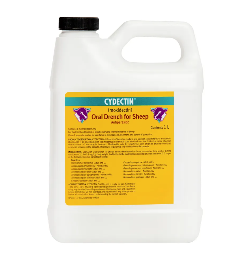 Bayer - Cydectin - 0.1% Oral Sheep Drench - 1L – Steve Regan Company