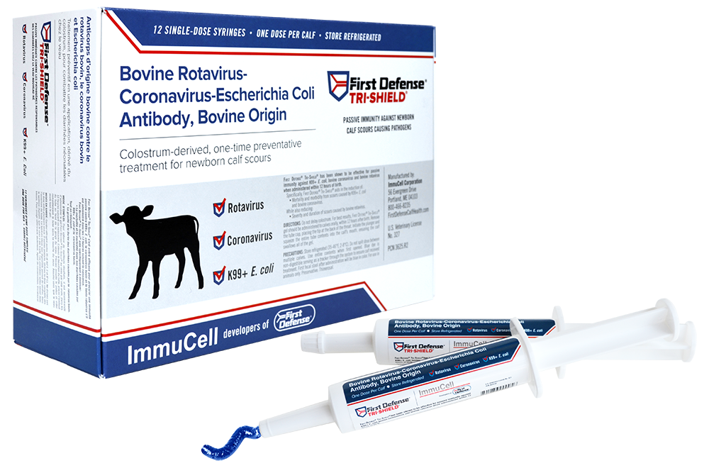 ImmuCell First Defense - Tri-Shield Calf Scours, 30gm – Steve Regan Company