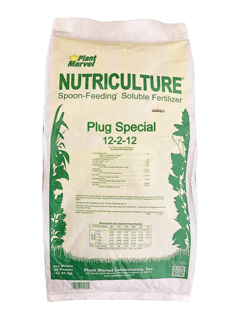 Plant Marvel - 12-2-12 Plug Special - 25 lb. – Steve Regan Company
