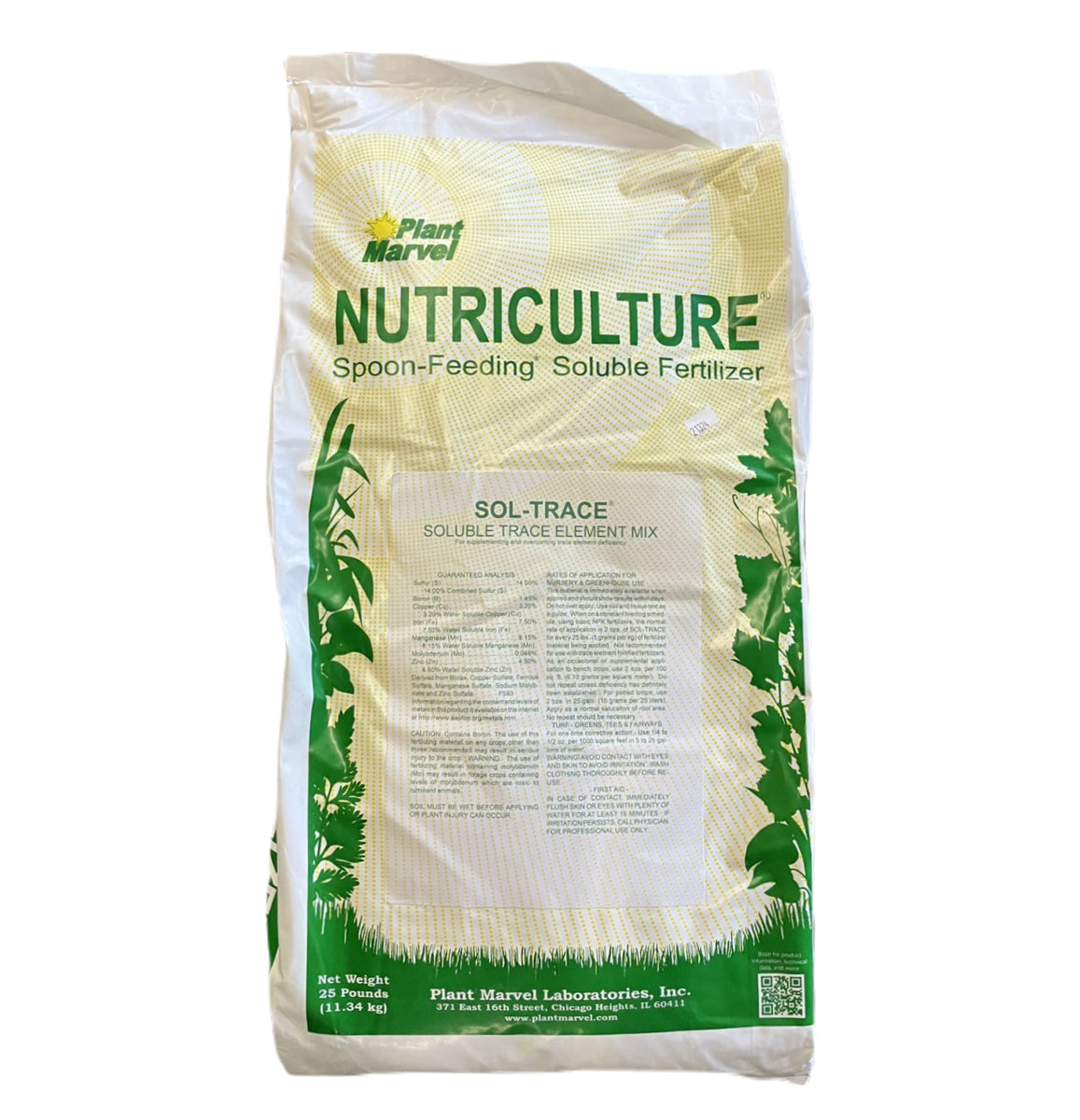 Plant Marvel - Sol-Trace Element Mix 25 lb – Steve Regan Company