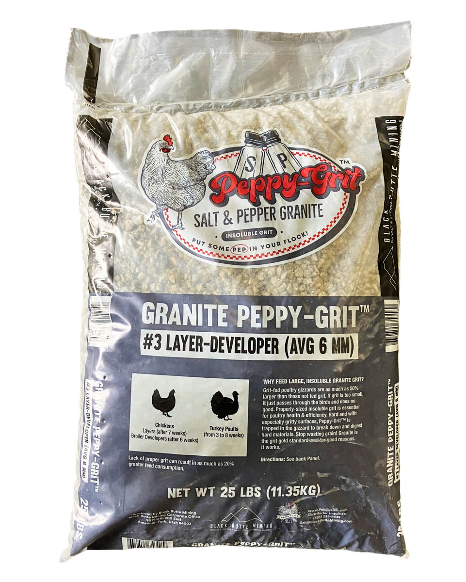 Peppy Hen #3 Layer-Developer Granite Peppy-Grit 25 lb. – Steve Regan ...