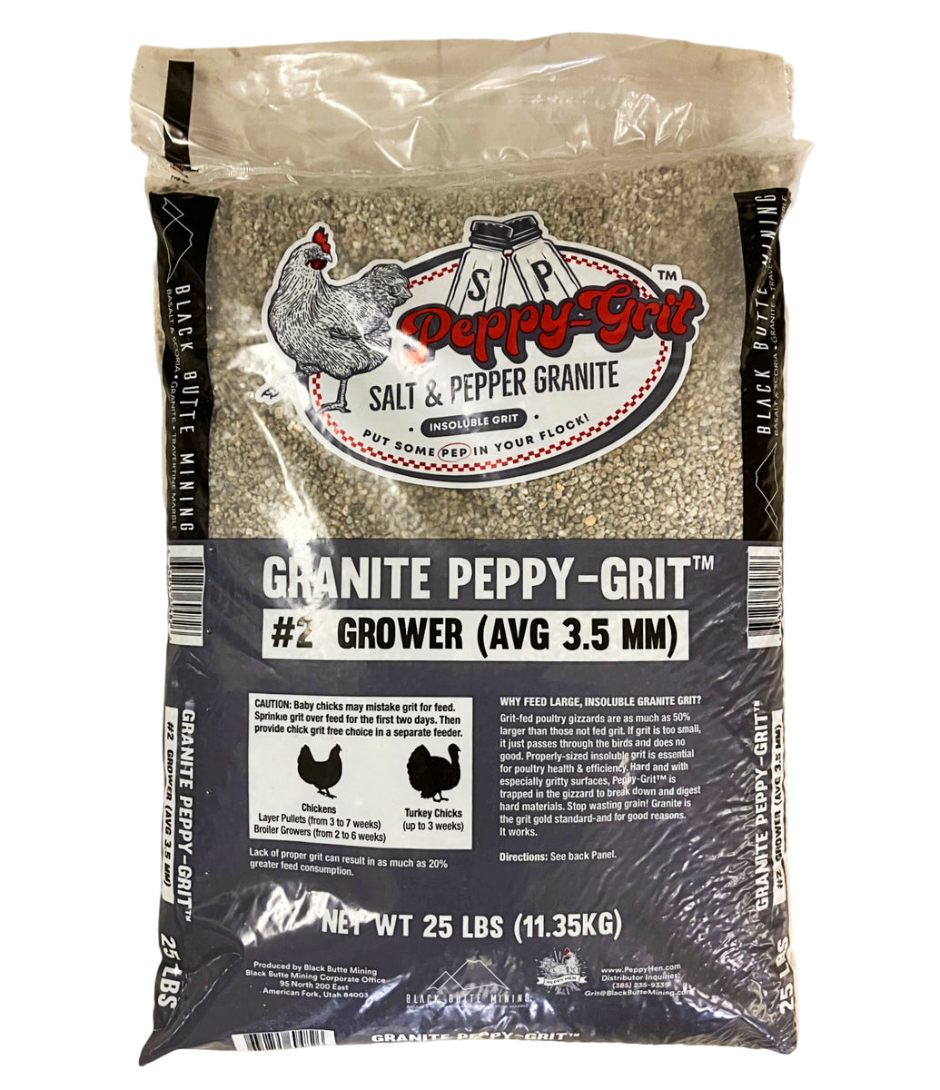 Peppy Hen #2 Grower Granite Peppy-Grit 25 lb. – Steve Regan Company