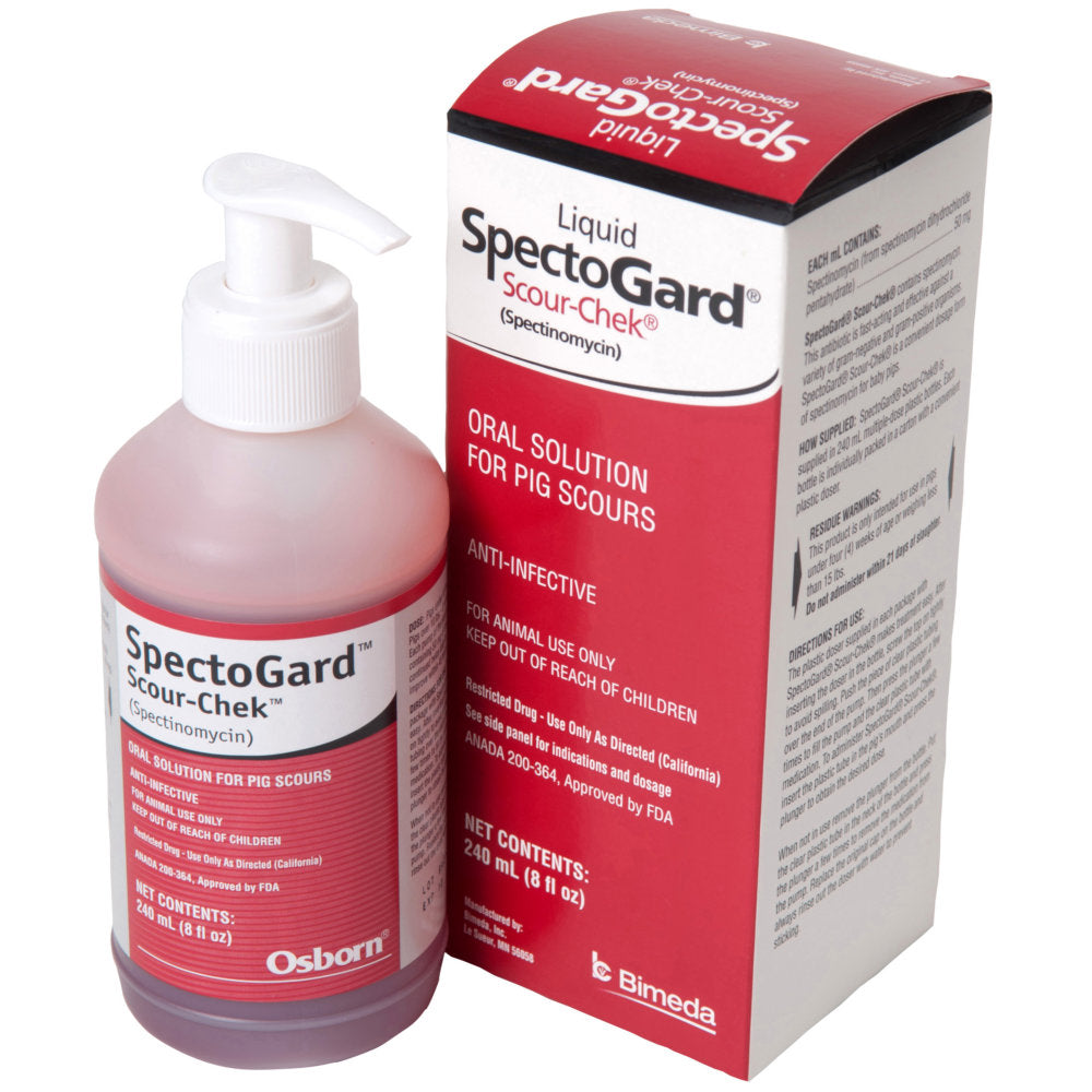 Bimeda - Spectogard - Scour-Chek - 240 ml (Rx) – Steve Regan Company