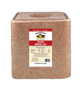 Redmond - Iodized NTM Salt Block - 44 lb – Steve Regan Company