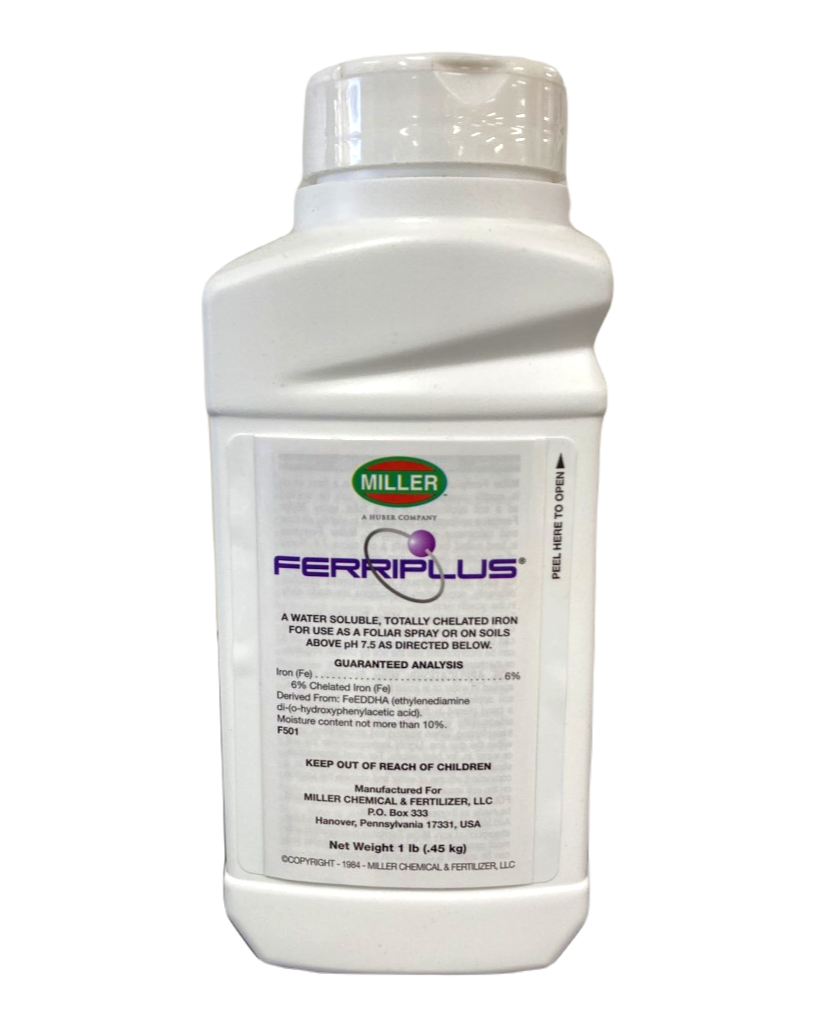 Miller Chemical - Ferriplus - Iron 138 - 1 lb – Steve Regan Company