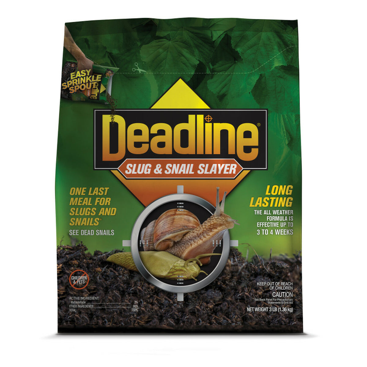 Deadline - Mini Pellets - Slug and Snail -3 lb. - Green Bag – Steve ...