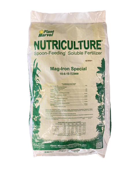 Plant Marvel - 18-6-18 Mag Iron - 25 lb. (88/Pallet) – Steve Regan Company