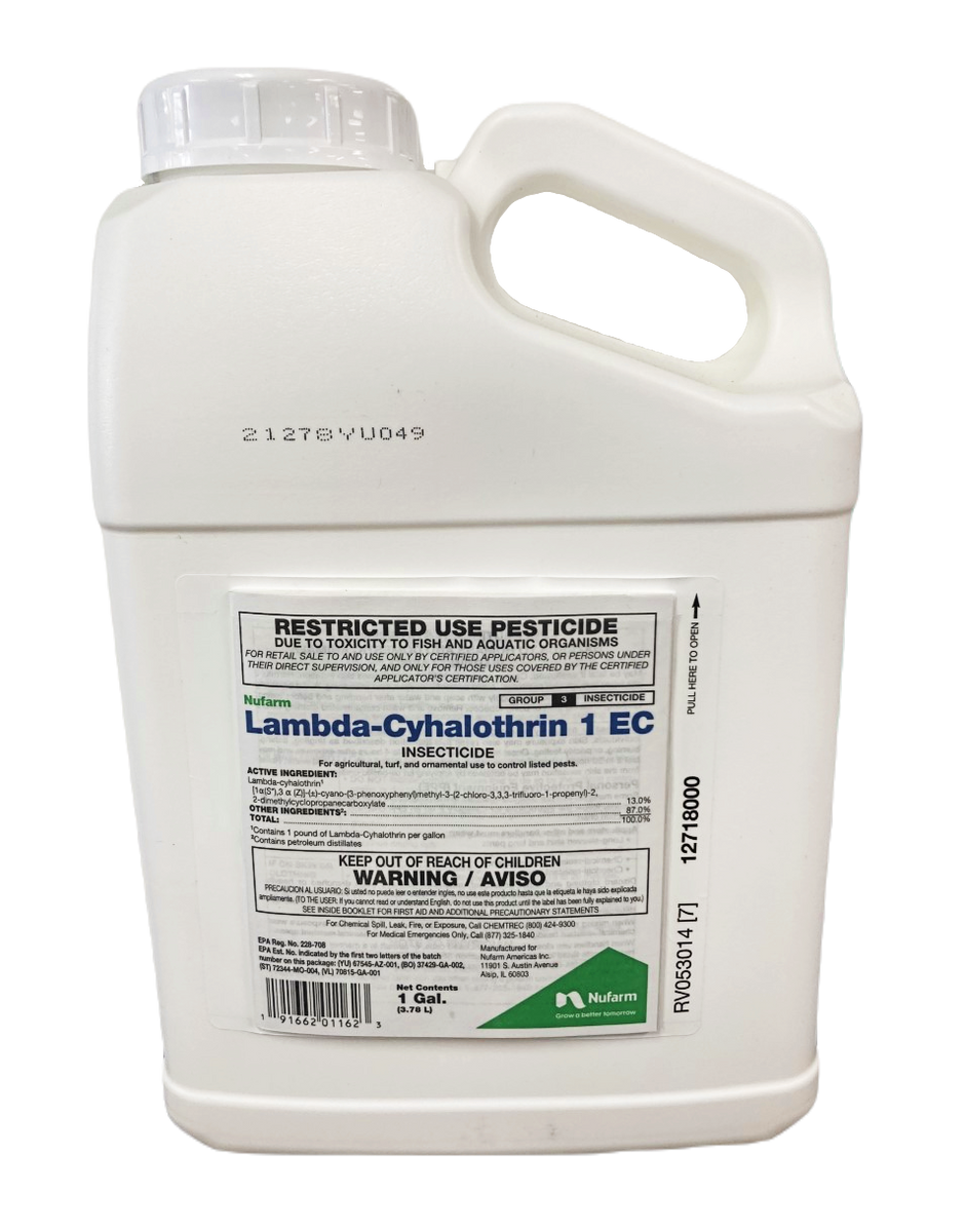 Nufarm - Lambda-Cyhalothrin 1EC - 1 gal - (haz)(RUP) – Steve Regan Company